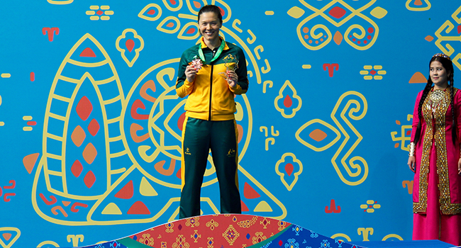 Age is just a number for bronzed Hock at Ashgabat 2017 | Australian ...