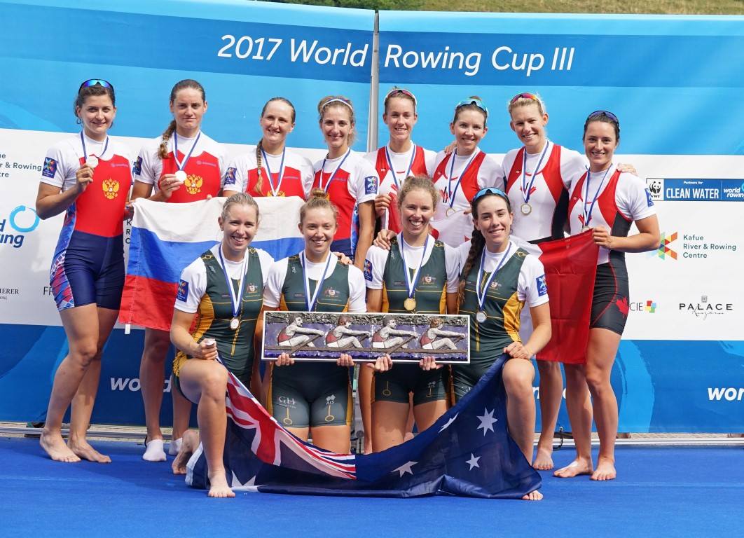 Australia adds another 3 medals to Rowing World Cup 3 tally ...