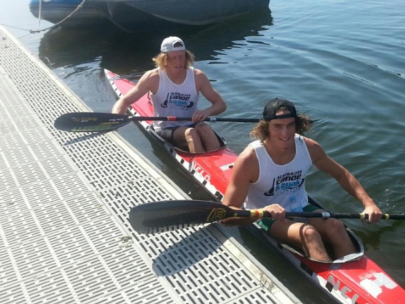 Kayakers Bain and Wood claim first AYOF gold | Australian Olympic Committee