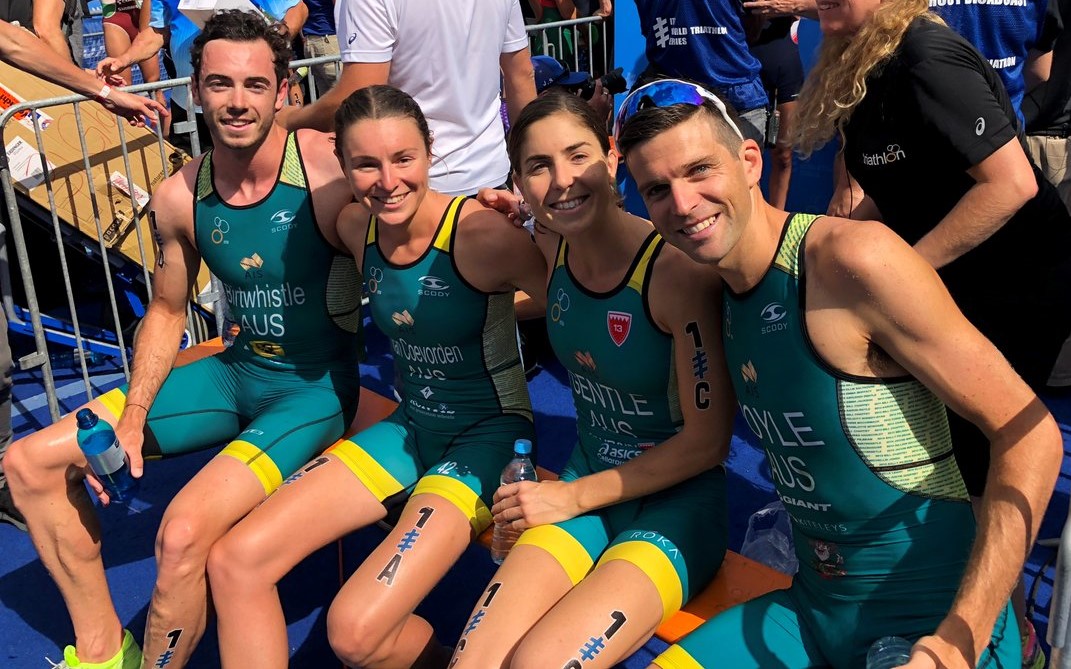 Australia wins silver in Triathlon Mixed Relay Worlds | Australian ...