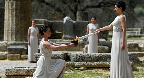 Flame to be lit in Olympia | Australian Olympic Committee