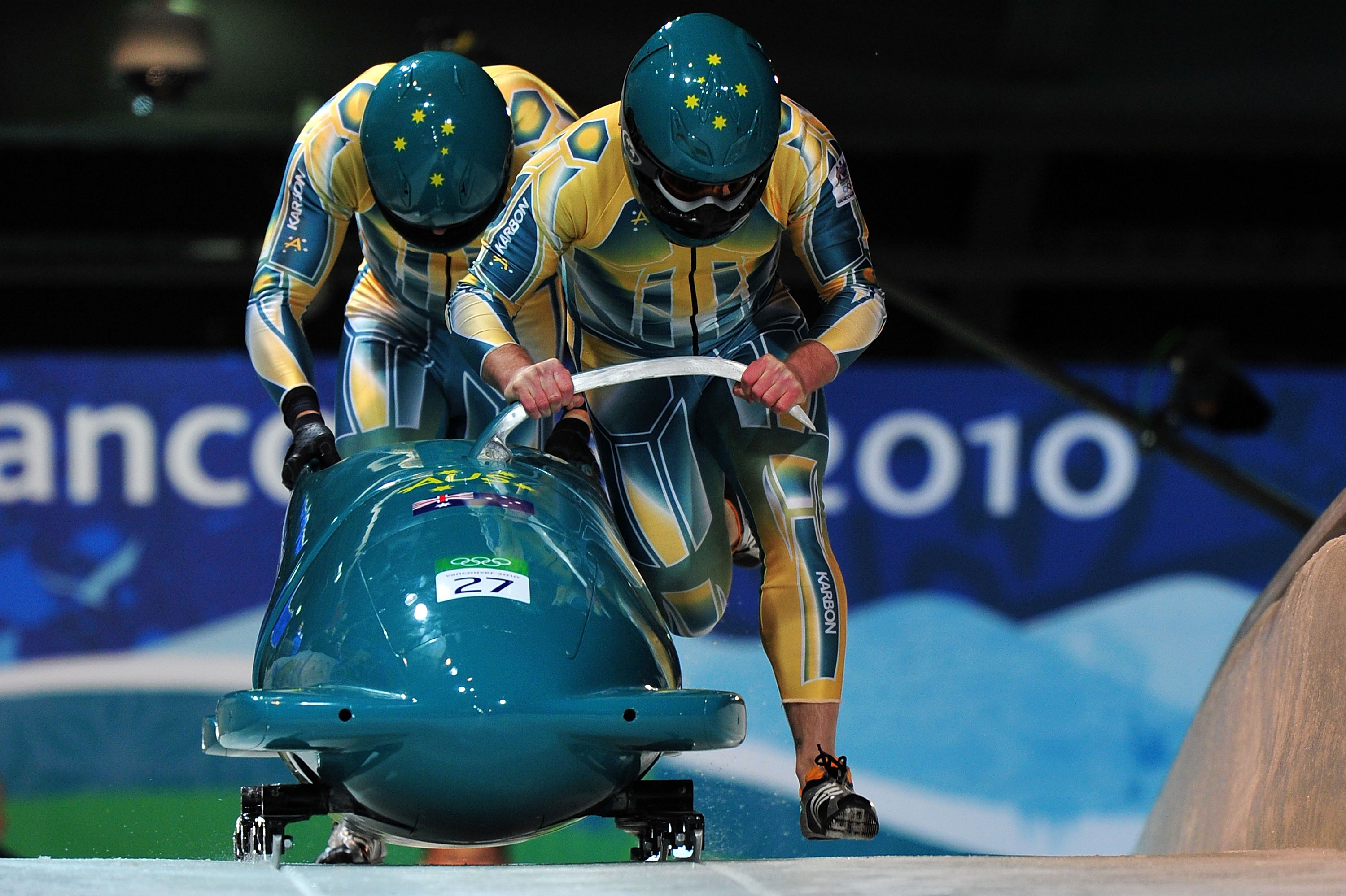 Tough night for bobsleigh teams | Australian Olympic Committee