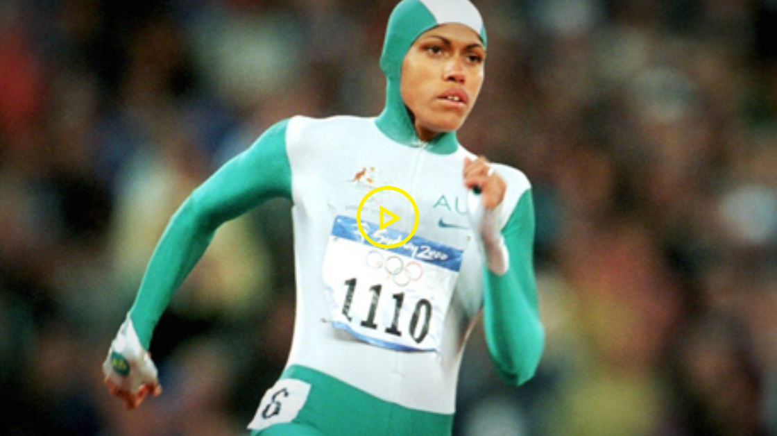Cathy Freeman wins Olympic Gold at Sydney 2000 | Australian Olympic ...