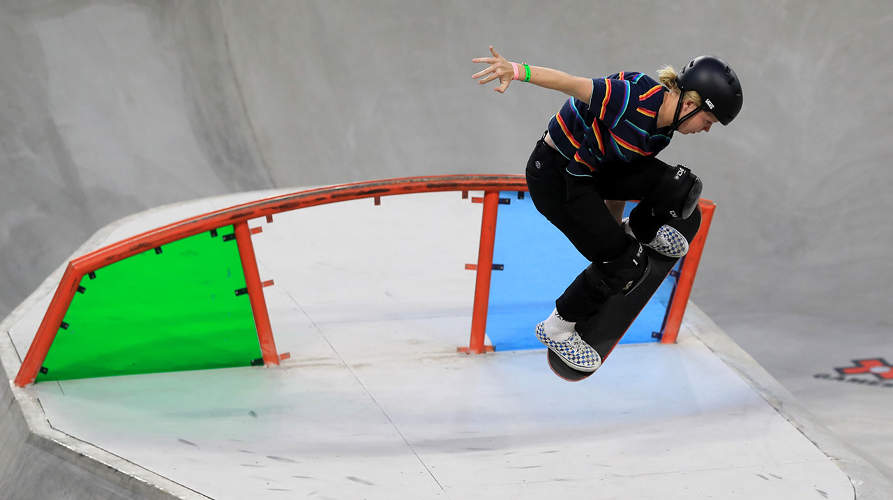 Poppy Olsen in Skate Park Action Today | Australian Olympic Committee