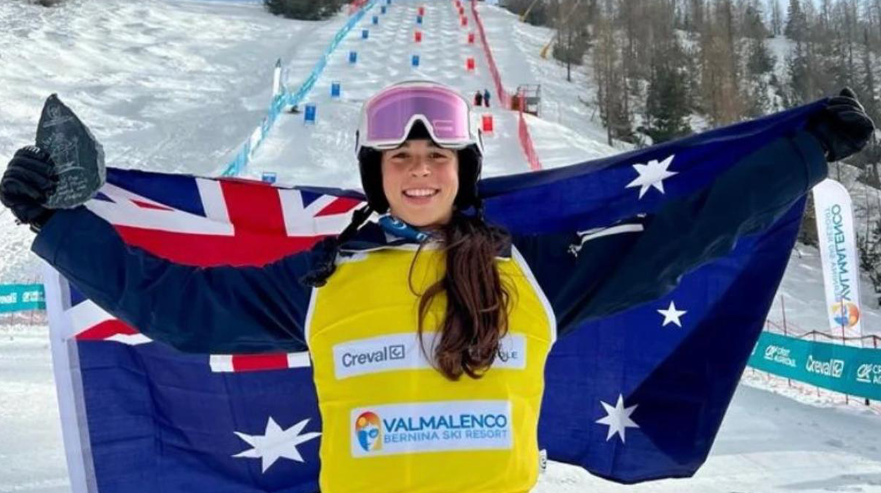 Jakara wins dual moguls gold in Italy | Australian Olympic Committee