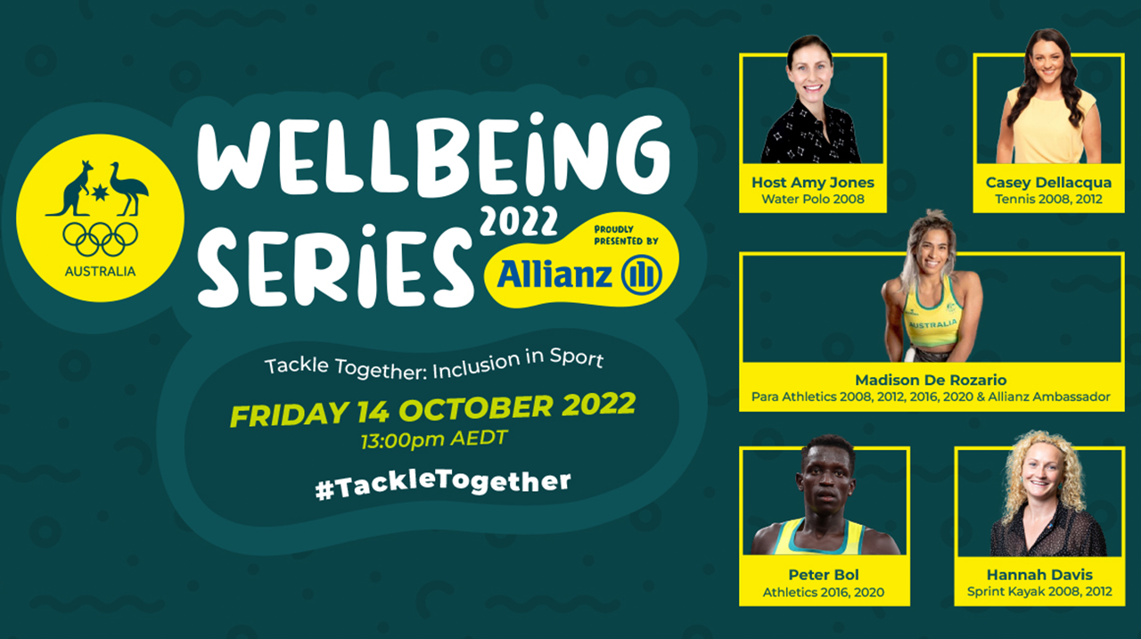 Olympians to share power of sport for social inclusion in Wellbeing ...
