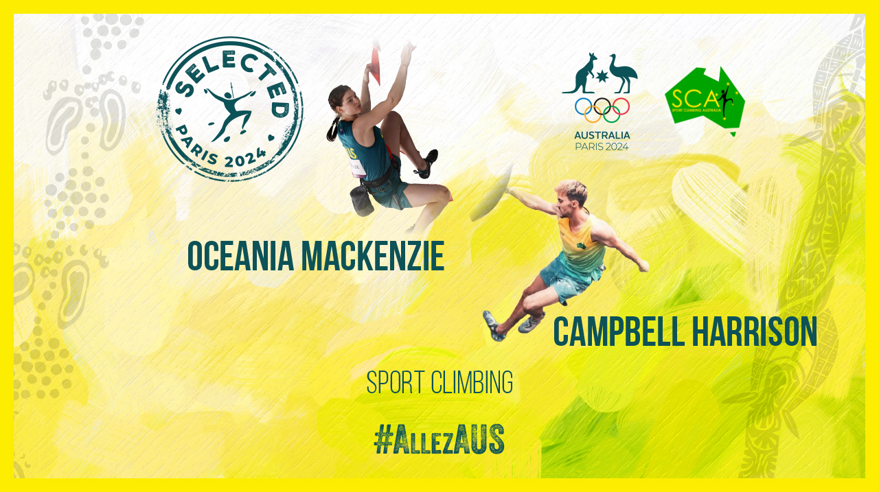 Sport climbers Oceania Mackenzie and Campbell Harrison selected to ...