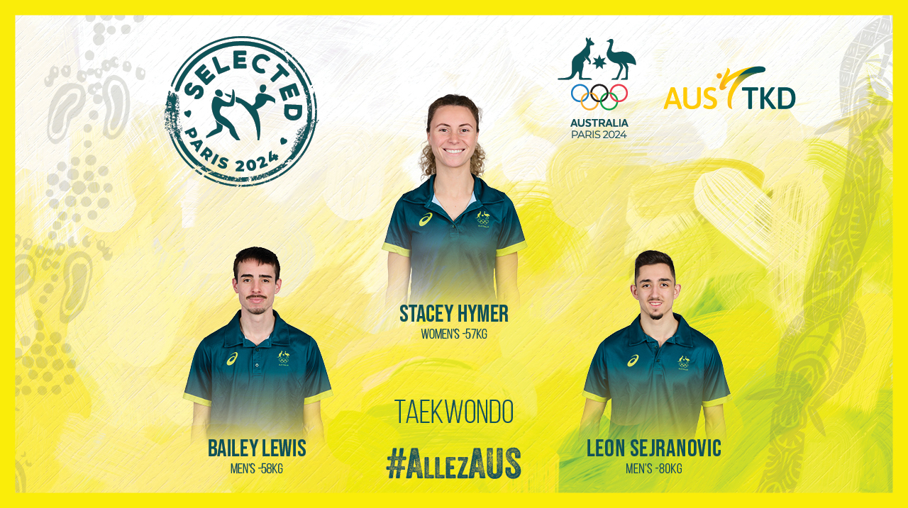 Taekwondo trio selected to Australian Olympic Team | Australian Olympic ...
