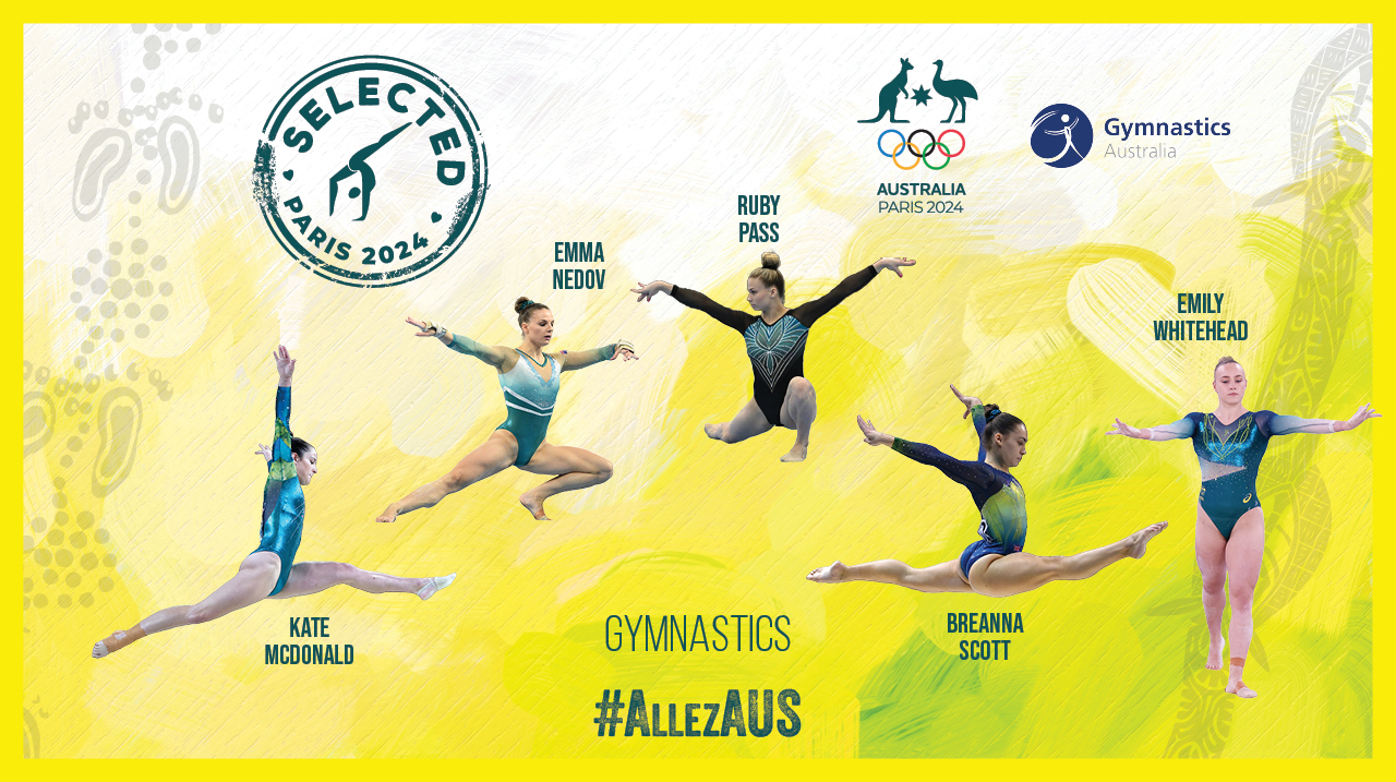 Largest ever Australian Olympic Gymnastics Team named for Paris ...