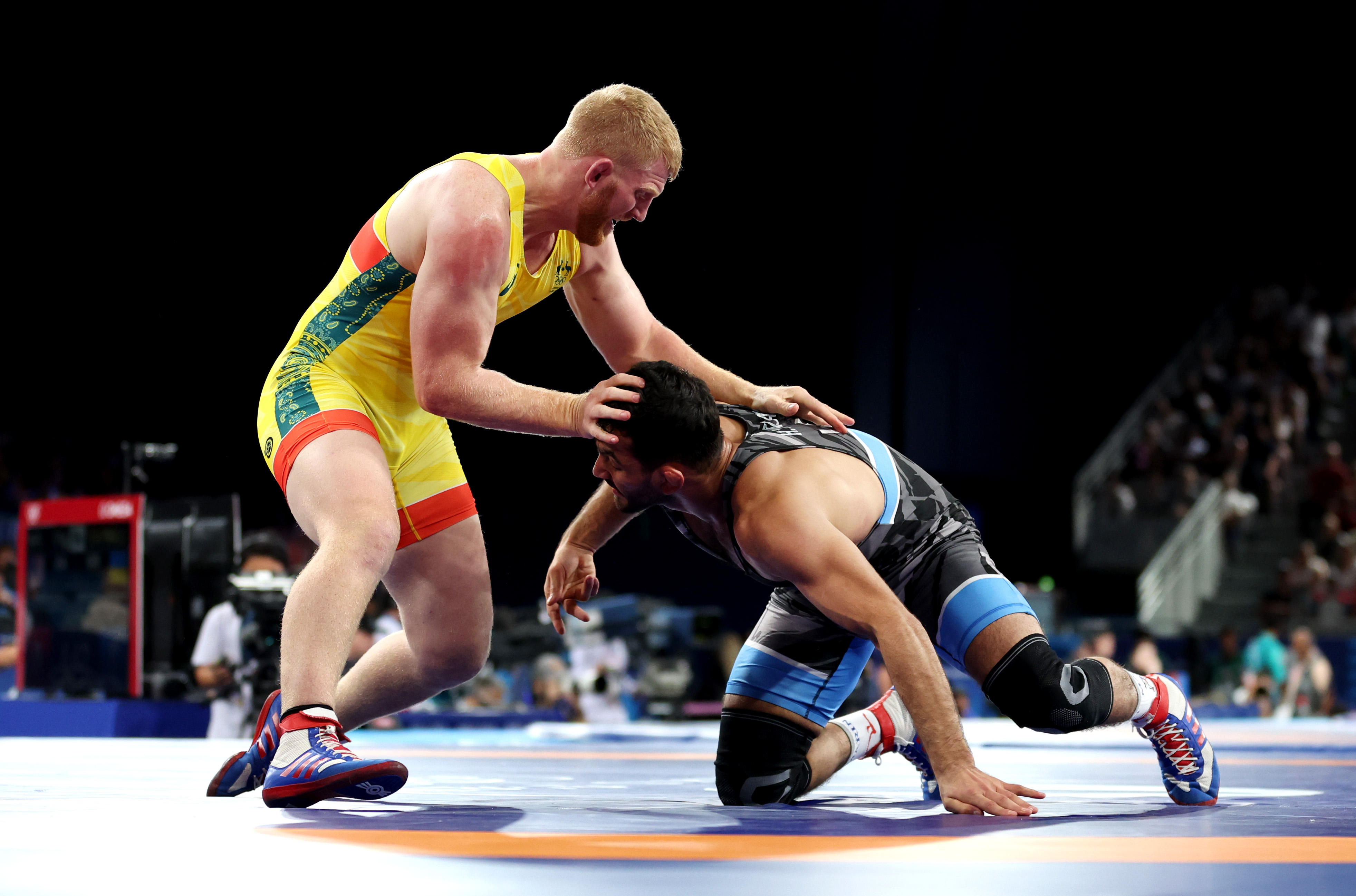 Jayden down but not yet out in Men’s Freestyle 86kg | Australian ...