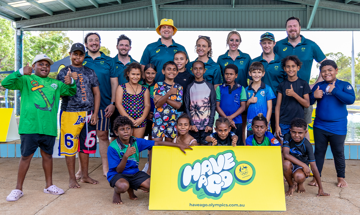 Olympians and Indigenous swimming coach spread Olympic spirit in Torres ...