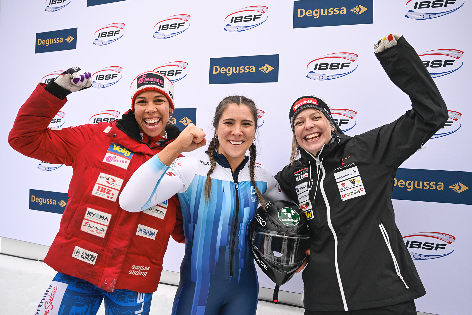 Bree Walker makes history with gold on iconic St Moritz Bobsleigh Track ...
