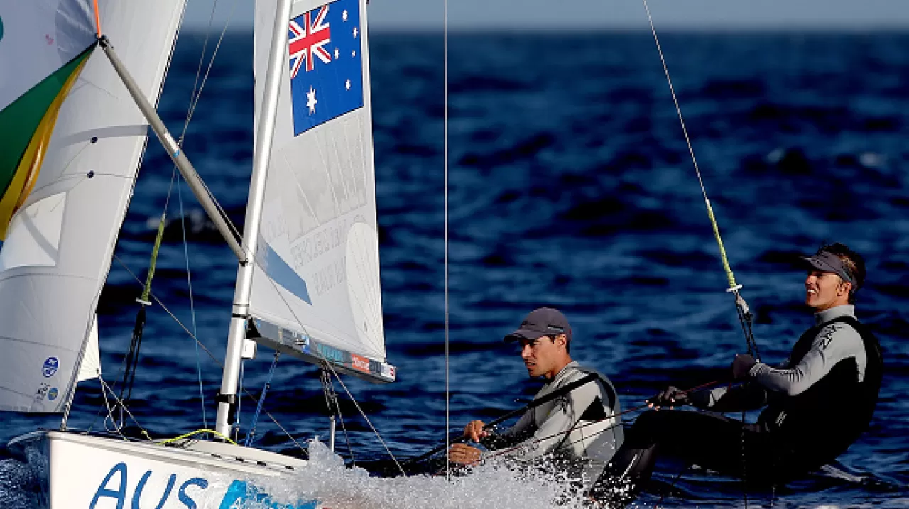 Tricky conditions at 470 Worl... | Australian Olympic Committee