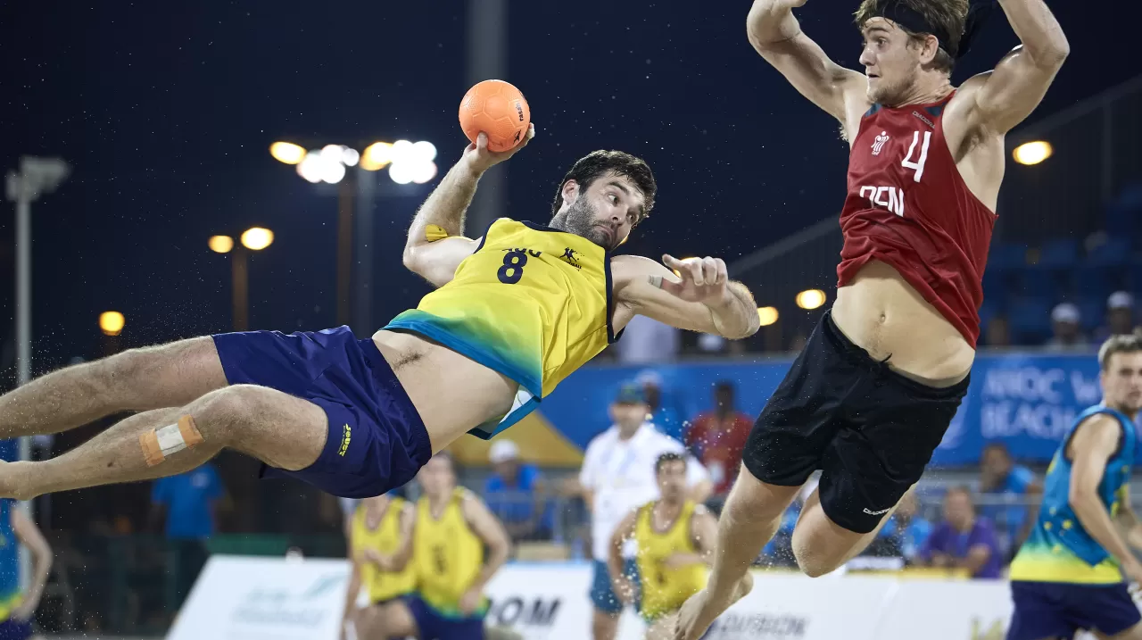 Beach Handballers Launch Aust... | Australian Olympic Committee